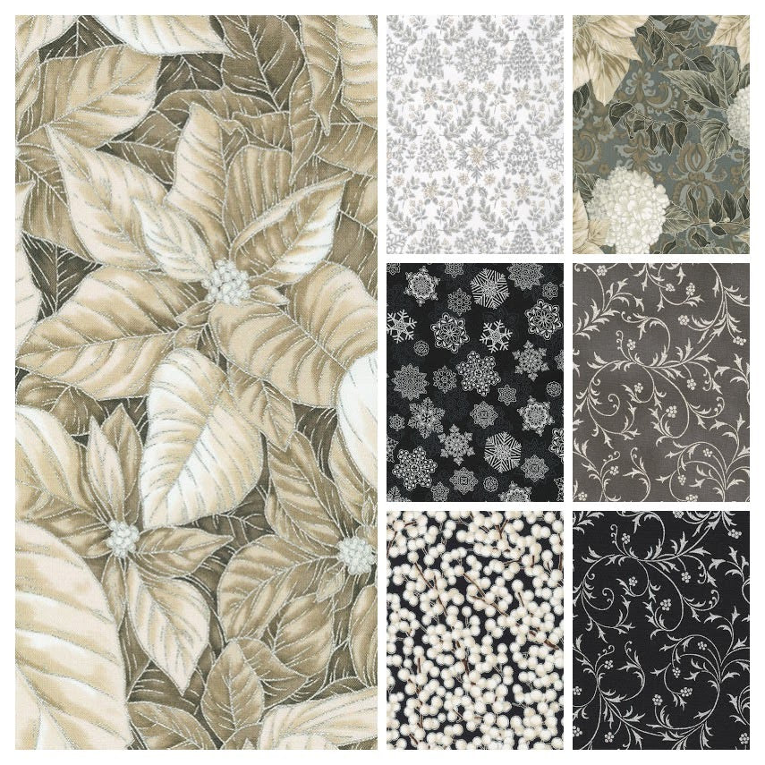 Holiday Flourish Snow Flower – Fabric Outlet
