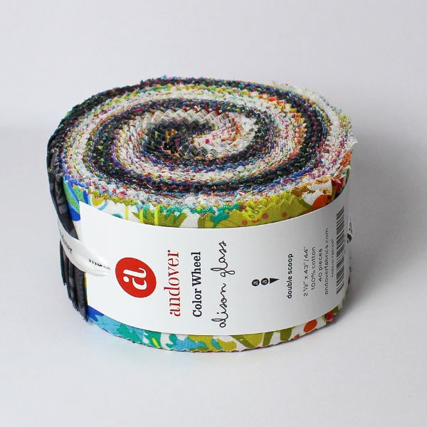 Color Wheel by Alison Glass - 2.5" Strip Roll – Fabric Outlet