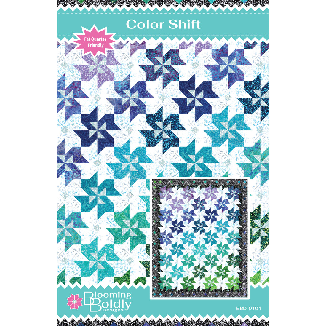 Color Shift Quilt Pattern – Fabric Outlet