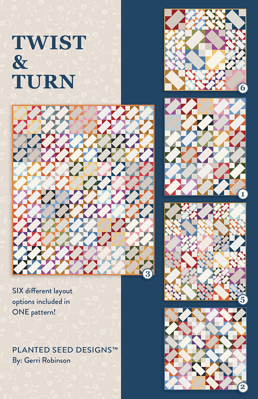 Gerri Robinson Twist And Turn Pattern Book – Fabric Outlet